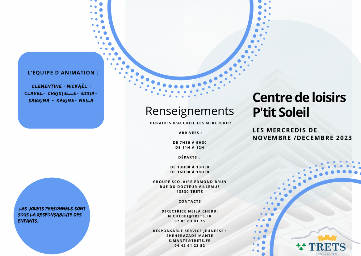 Centres de loisirs - Programme des mercredis de novembre & décembre ... Centres de loisirs - Programme des mercredis de novembre & décembre ...